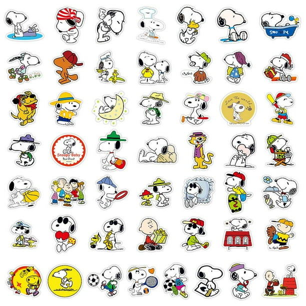 Snoopy tiene 50 hojas - Pegatinas de graffitis de Snoopy con dibujos ...