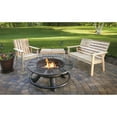 "CASTLECREEK 47"" Fire Pit BBQ Grill for Outdoor, Wood Burning Steel ...