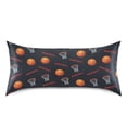 Basketball Net Pattern Queen Size Satin Pillowcase 30''x20'' Double ...