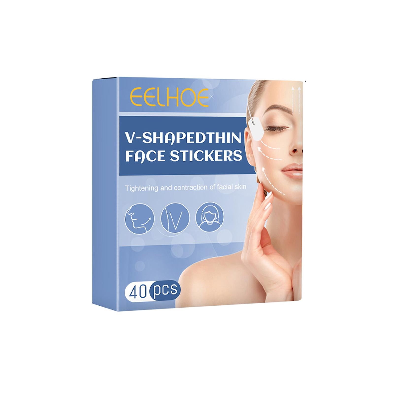 Cinta de estiramiento facial HUOGUO Arrugas faciales invisibles, mentón ...