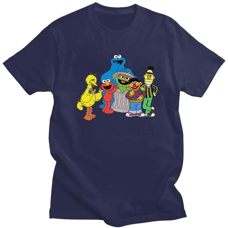 Click here for Fanjiahuan Sesame Street Cartoon Tshirt For Men Sh... prices