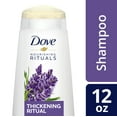 Dove Volume Shampoo Thickening Ritual 12 oz, Nourishing Daily Hair Care ...
