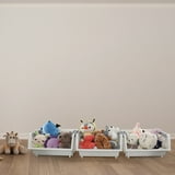 Doryh 3-tier Plastic Open Front Stacking Storage Basket/Bin, Large Size ...