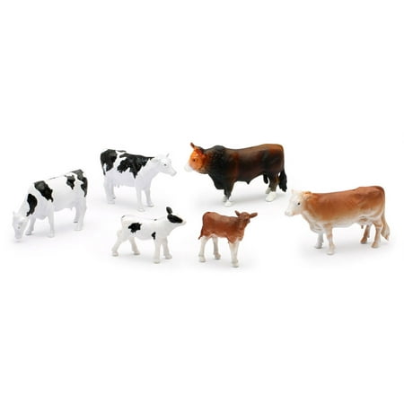 Country Life Farm Animal Set, Cows, Calves, and Bull (05593A) | Walmart ...
