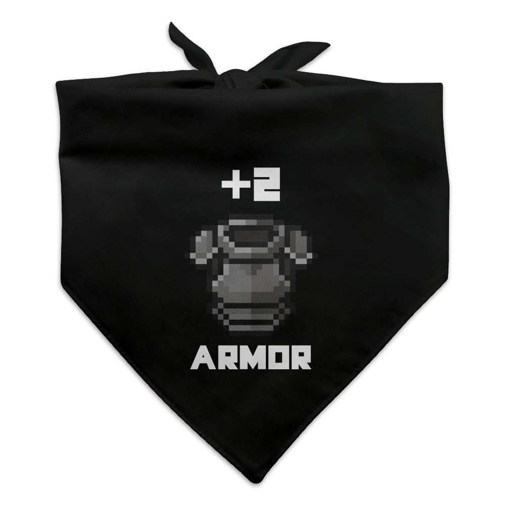 8-Bit Pixel Retro Plus Two Armor Gamer Game Dog Pet Bandana - Walmart.com