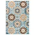 Capitola GAD DAISY Collection Boho Premium Vintage Look Blue/Beige Area ...