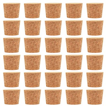 10pcs Tapered Natural Cork Bottle Stoppers Wine Corks Crafts 18*15*20mm ...