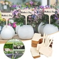 20Pcs Wooden Plant Labels Plant Labels T-Type Garden Marker For ...