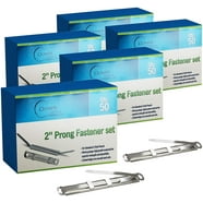 Universal Complete Steel Two-Piece Paper File Fasteners Box, 50 Count ...