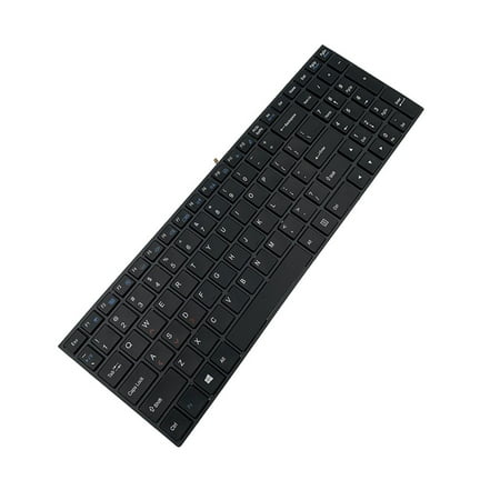 Black Frame Laptop Keyboards with Backlit Fluent Typing Computer ...