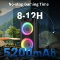 FanFun Large Party Speaker, Bluetooth Speaker with Wheels, Trolley Bar ...