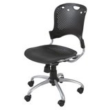 BALT Circulation Series Task Chair, Black, 25 x 23-3/4 x 37-3/4 ...