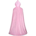 KAWELL Deluxe Elsa Princess Pink Cape Costume for 3-12 Girls Years ...