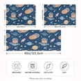 Capybara Space Pattern King Size Satin Pillowcase 40''x20'' Double ...