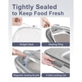 20-30 Lbs Rice Storcontainer Collapsible Food Containers With Rolling ...