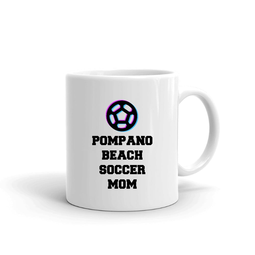 Tri Icon Pompano Beach Soccer Mom Ceramic Dishwasher And Microwave Safe ...