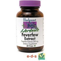 Bluebonnet Standardized Feverfew Leaf Extract, 60 Ct - Walmart.com