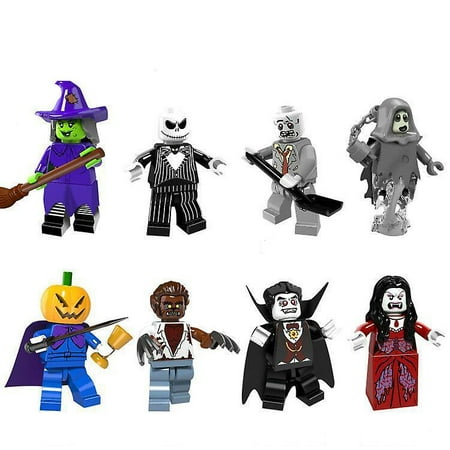 8-pack Halloween Blocks Vampire Queen Minifigure Blocks Assembled Block ...