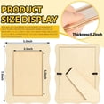 20PCS Wooden Blank Frames DIY Craft Kit Hand Painted Tabletop Display ...