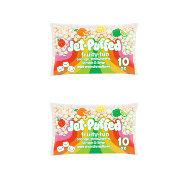 Jet-Puffed Strawberry Colored Flowers Marshmallows, 8 oz Bag - Walmart.com