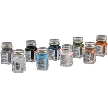 Testors All-Purpose Gloss Enamel Paint Set, 8-Colors for Plastic Model ...