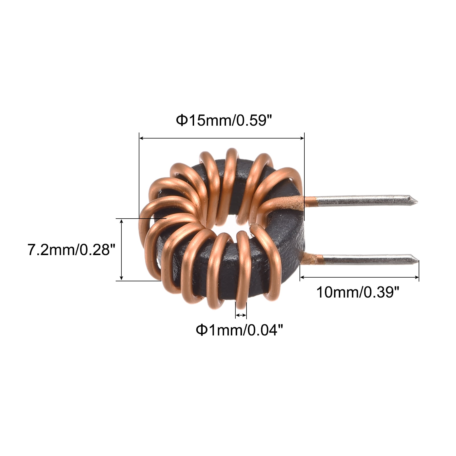 Toroid Inductance Copper Coil Magnetic Inductor 1mh 10a For 44 Off
