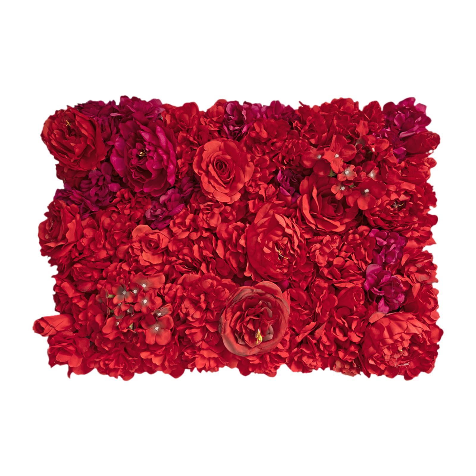 Panel de pared de flores, panel floral, telón de fondo de boda ...