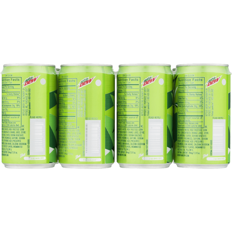 Mountain Dew Can Label