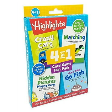 Hoyle 6 in 1 Fun Pack: Small Card Games for Kids - Walmart.com