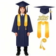 Maqroz 4 Pieces Girls Graduation Gown and Cap Set 2026 with Honor Cord ...