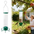 Squirrel Proof Bird Feeder, 4-Port Weather Resistant Hanging Feeder ...