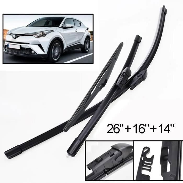 Click here for Zonding Official Set Of 3 Front + Rear Wiper Blade... prices
