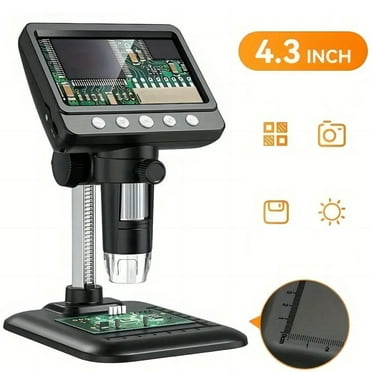 7 4.3" Coin Microscope, IPS Digital Microscope for Adults, Coin ...