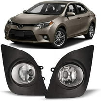 Fog Light Pair Upgrade Kit Black Bezel Accessory Lamp Fits 2012-2021 ...