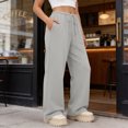 Aezemi Wide Leg Sweatpants for Women High Waisted Baggy Soft Comfy ...
