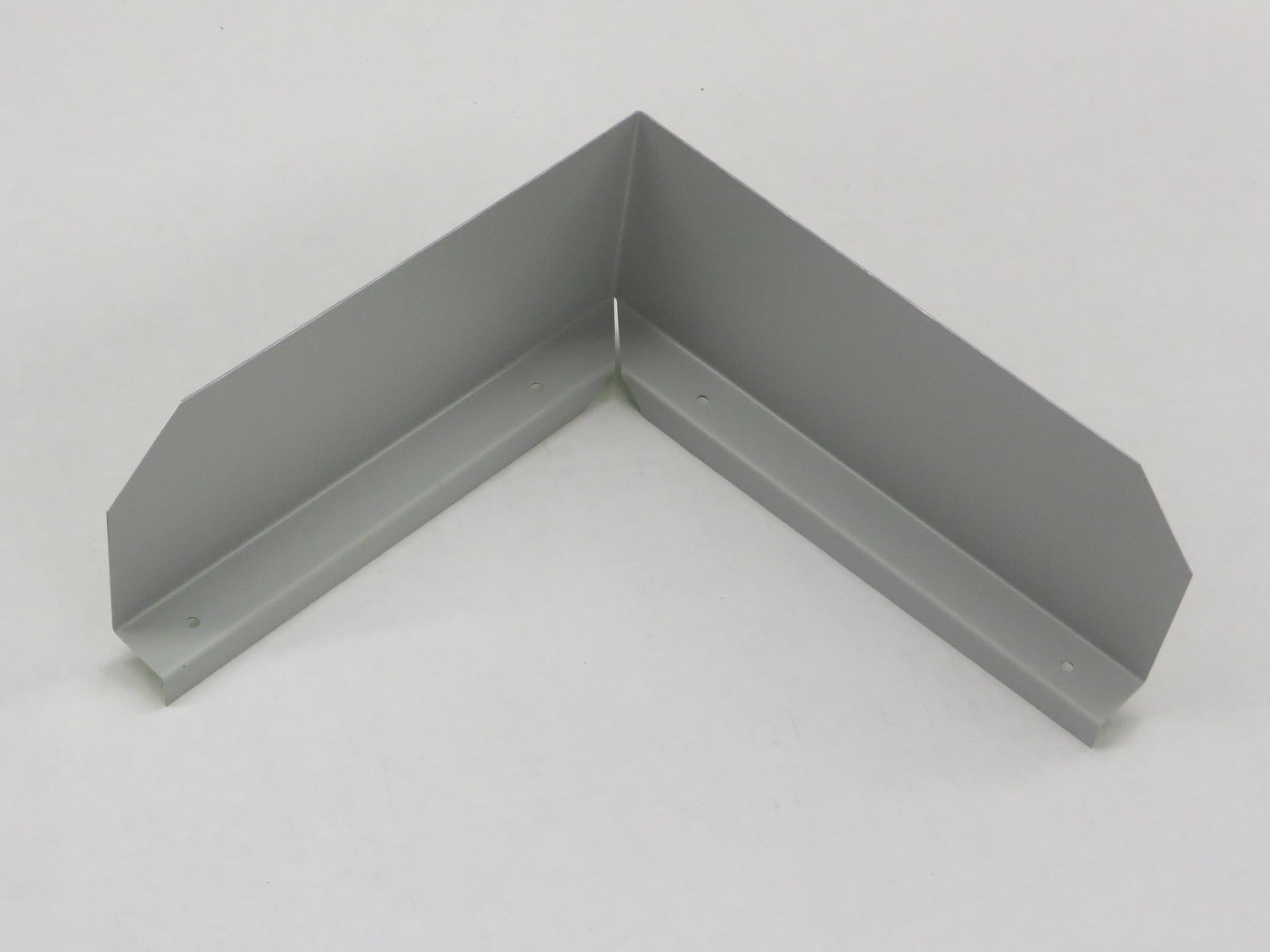 Bent (Inside Corner) Gutter Valley Splash Guards - 12 ct PEARL GREY ...