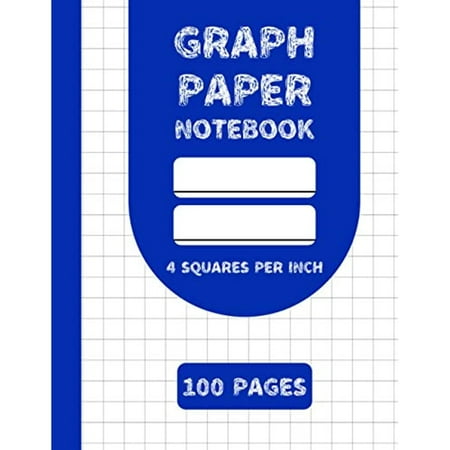 Graph Paper Composition Notebook: Quad Ruled Journal, Grid Paper 4x4, 4 ...