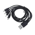 1 to 4 USB to USB Charging Cable for USB Rechargeable Battery - Walmart.com