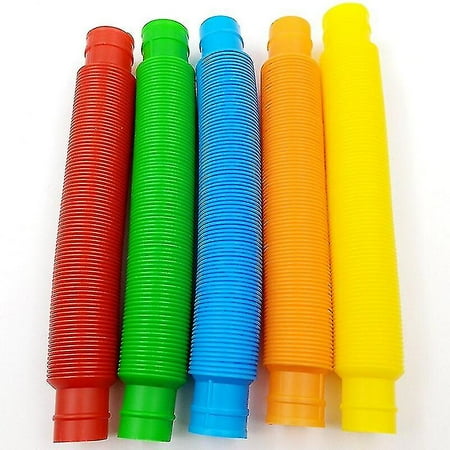 5pcs Tubes Sensory Toy For Adult Mini Fidget Stress Relieve Toys Kid ...