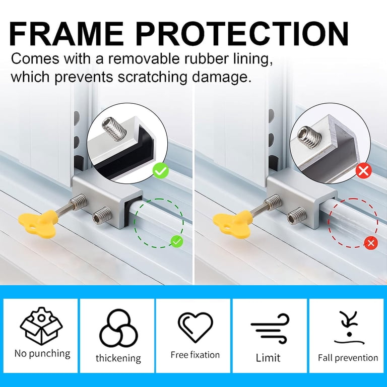 Astm F2090 Window Limiter Window Safety Locks Lockable Cable Restrictor ...