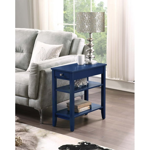 Convenience Concepts American Heritage 1 Drawer Chairside End Table ...