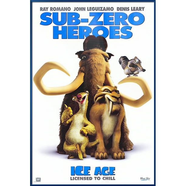 Ice Age - Framed Movie Poster (Sub-Zero Heroes) (Sid & Manny & Diego ...