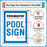 Poolmaster Spanish Language "Reglamentos Pool Rules" Sign for ...
