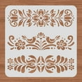 Plastic Folk Decorative Painting Stencil Templates 12x12inch s ...