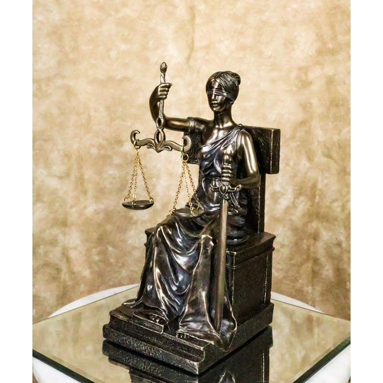 Justice Scales Statue