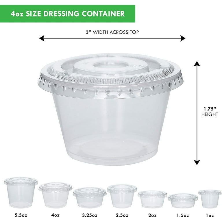 4 Oz Containers With Lids 4 Oz Clear Flat Lids For Ice Cream Cups