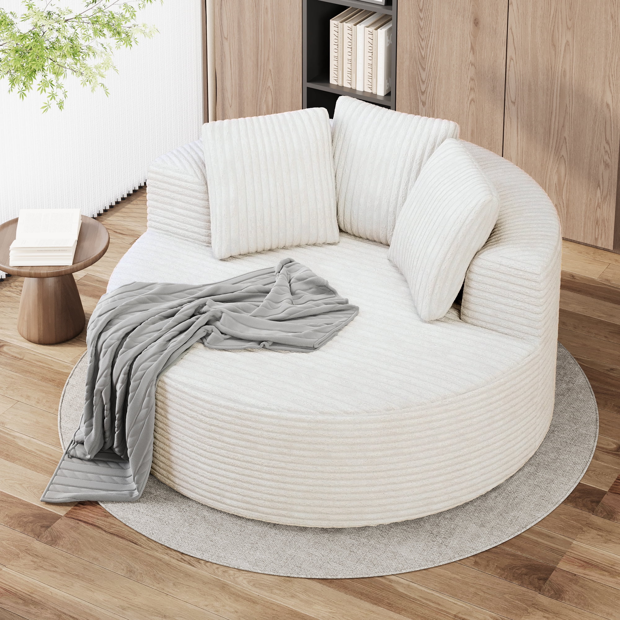 Click here for The Magic Home Togo Floor Sectional Sofa  Beige Si... prices