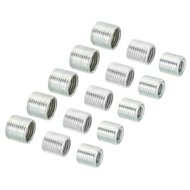 Uxcell M10 to M6 Thread Adapters Sleeve Reducing Nut 10mm Screw Pipe ...