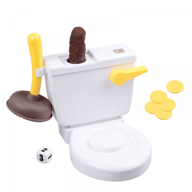 Gag Gift for Kids and Adults with 3D Poo Emoticon - Lift Seat to Spray ...