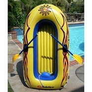 Intex Inflatable Explorer Pro 400 Four-Person Boat with Oars and Pump ...
